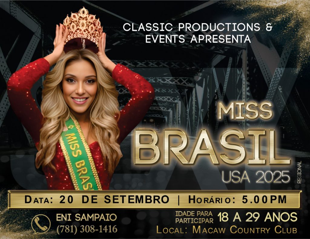 Concurso Miss Brasil USA/Massachusetts 2025 Está Com Inscrições Abertas ...