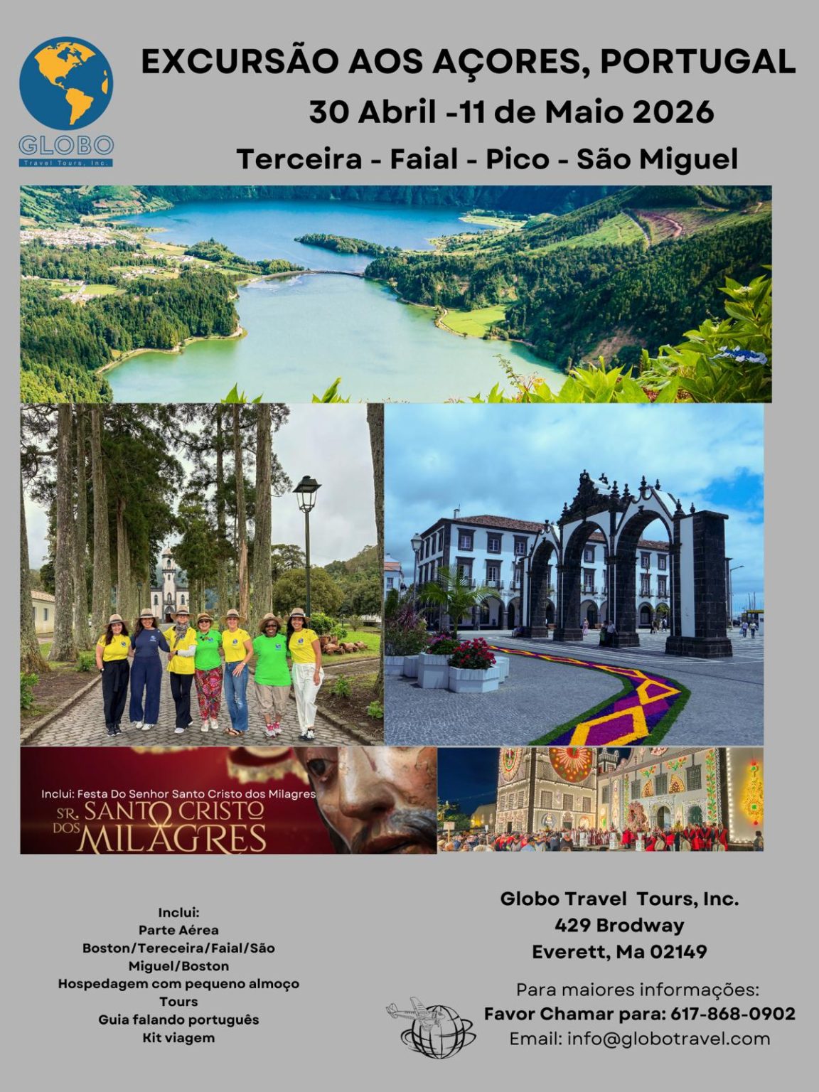 Globo Travel Anuncia Excursão Especial Aos Açores Em 2026 - Brazilian ...
