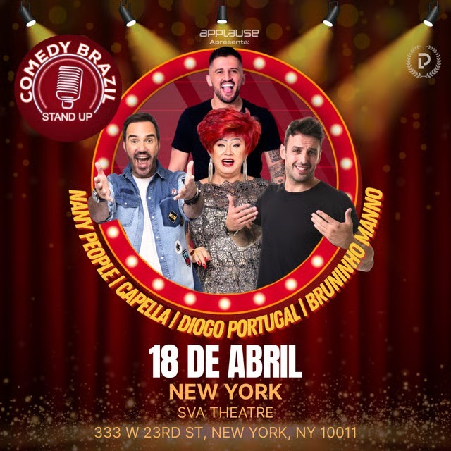 Comedy Brasil Stand-Up Reúne Grandes Nomes Da Comédia Brasileira Em ...